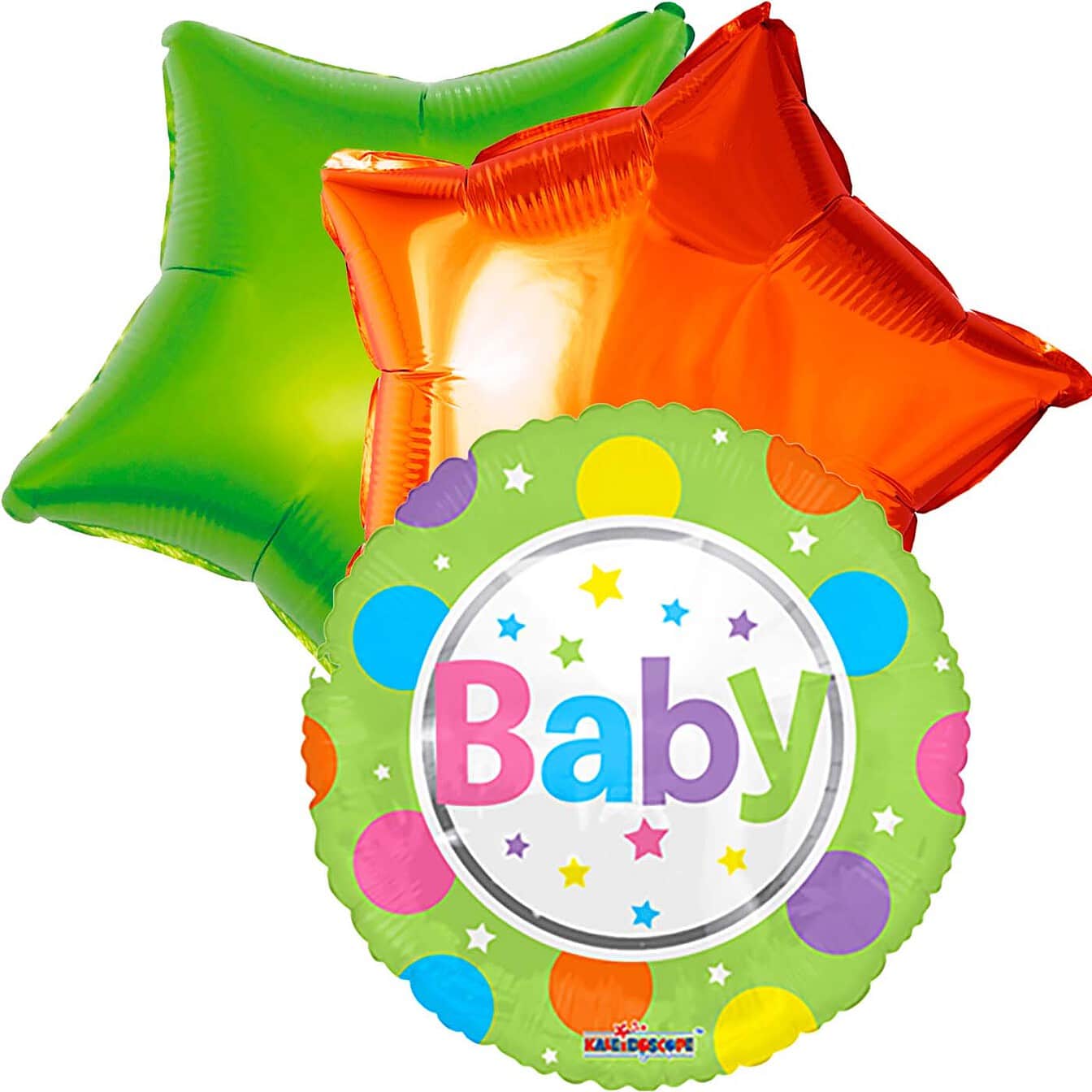 Balloon bouquet Baby Bright colors 2 + 1 free |deBloemist.nl